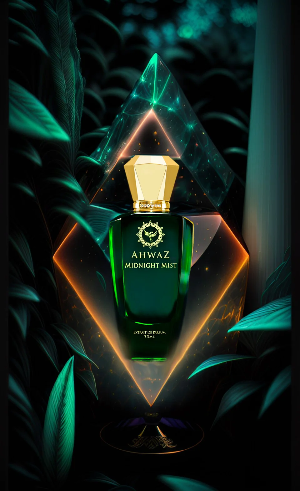 Midnight Mist Perfume by Ahwaz | Woody, Floral, Musky Fragrance